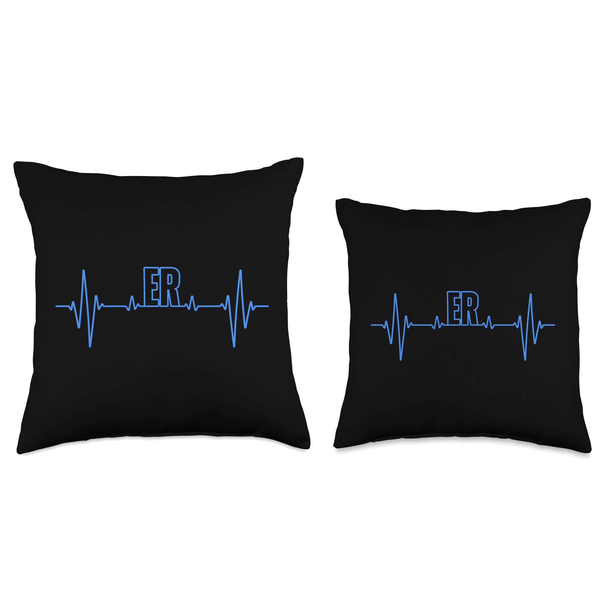 Cool ER For Men Women Emergency Room Nurse Doctor Nursing Throw Pillow