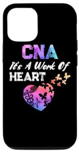 iphone 13 cna it's a work of heart nurse - certified nurses assistant case