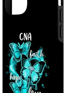 iPhone 14 Awesome Cna Faith Hope Love Butterfly Case