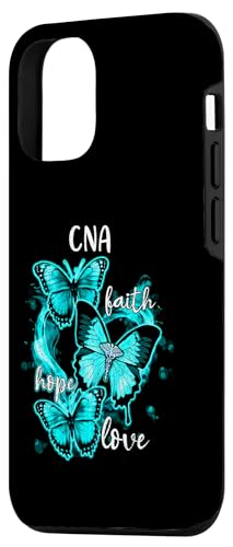 iPhone 14 Awesome Cna Faith Hope Love Butterfly Case