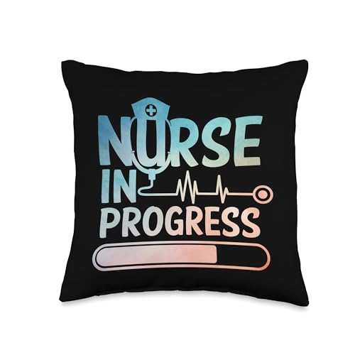 Nursing Student Art Men Women NICU Graduation Future Nurse Throw Pillow