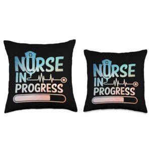 Nursing Student Art Men Women NICU Graduation Future Nurse Throw Pillow