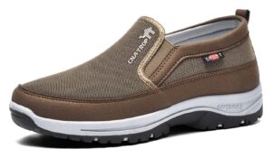 cna shoes, cna trop shoes for men orthopedic shoes for men for outdoor activity hiking walking (color : brown, size : 13)