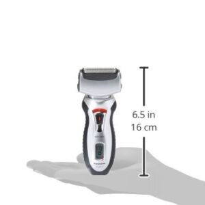 Panasonic ES-RT51-S Arc3 Wet/Dry 3-Blade Pivoting Head Built-in Pop-up Trimmer Cordless Electric Razor for Smooth and Comfortable Shave Travel Pouch Included