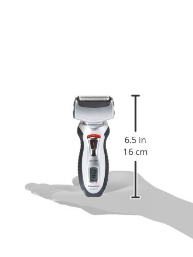 Panasonic ES-RT51-S Arc3 Wet/Dry 3-Blade Pivoting Head Built-in Pop-up Trimmer Cordless Electric Razor for Smooth and Comfortable Shave Travel Pouch Included