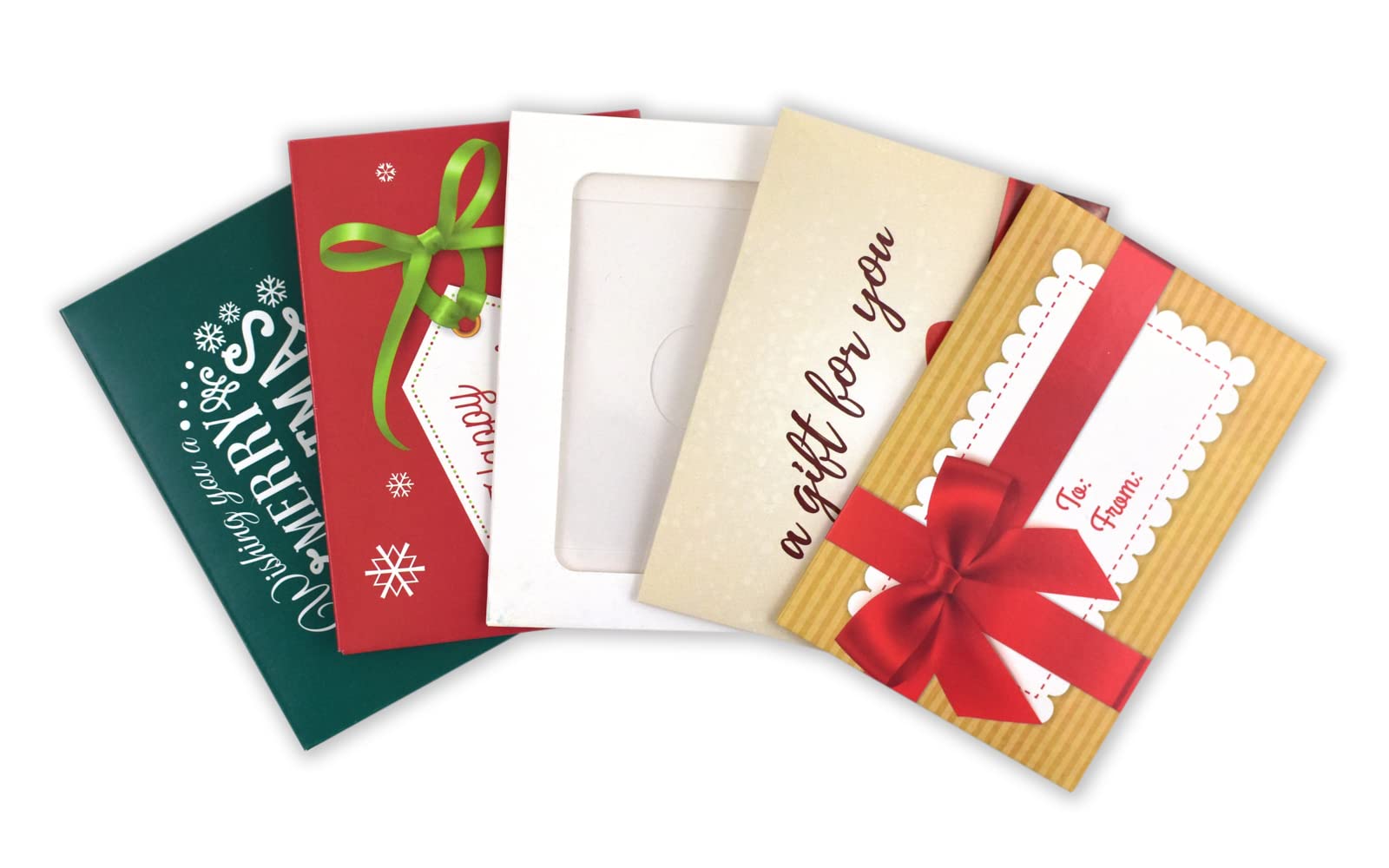 50 Guardian Giftcard Envelopes - Christmas & Holiday Variety Pack