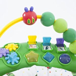 Creative Baby Hungry Caterpillar - Jumper for Baby with 10+ Activities Including Sensory Toys - JPMA Certified and Safe - 360 Spin, Adjustable Height