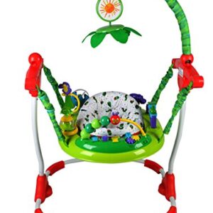 Creative Baby Hungry Caterpillar - Jumper for Baby with 10+ Activities Including Sensory Toys - JPMA Certified and Safe - 360 Spin, Adjustable Height