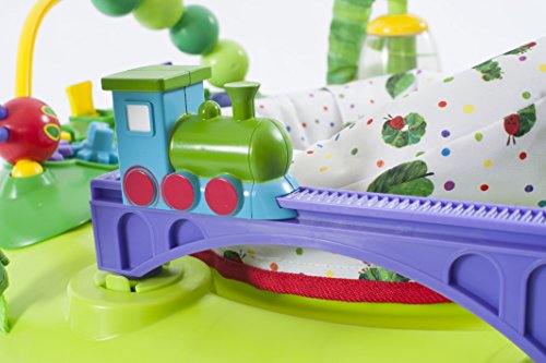 Creative Baby Hungry Caterpillar - Jumper for Baby with 10+ Activities Including Sensory Toys - JPMA Certified and Safe - 360 Spin, Adjustable Height