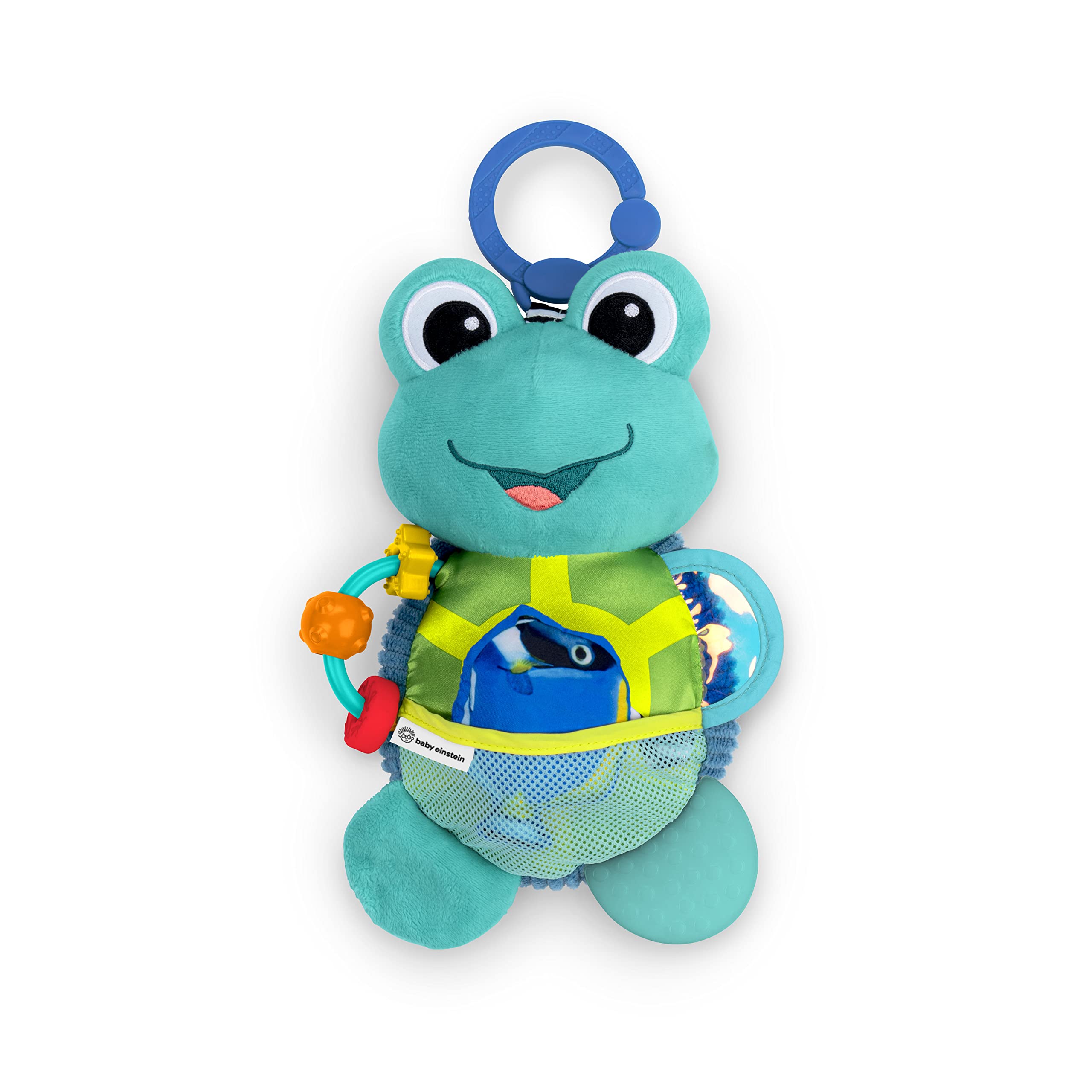 Baby Einstein Ocean Explorers Neptune’s Sensory Sidekick Activity Plush Toy for Ages 0 Months and Up