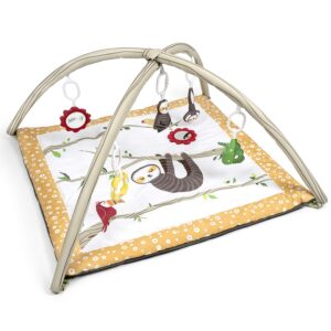 jumpoff jo – infant activity gym and baby play mat – ages 0-18 mo. – sloth