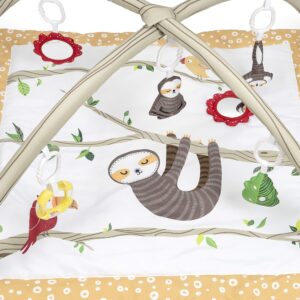 JumpOff Jo – Infant Activity Gym and Baby Play Mat – Ages 0-18 mo. – Sloth