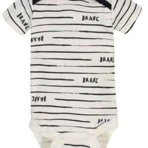 Onesies Brand Baby Boy's 8-Pack Short Sleeve Mix & Match Bodysuits, Dangerously Cute Tiger, 3-6 Months