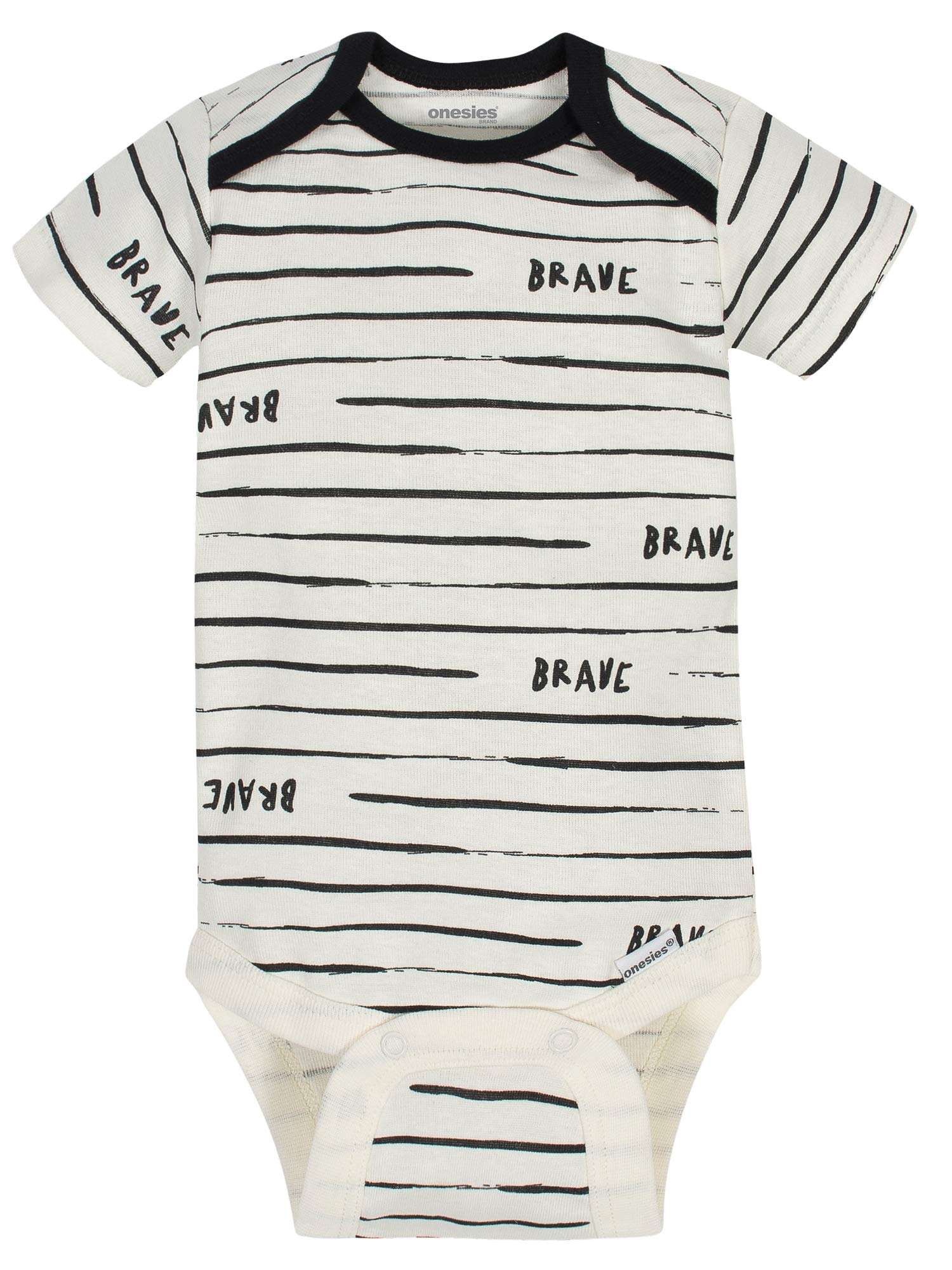 Onesies Brand Baby Boy's 8-Pack Short Sleeve Mix & Match Bodysuits, Dangerously Cute Tiger, 3-6 Months