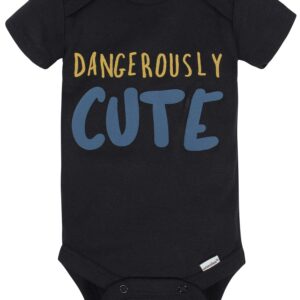 Onesies Brand Baby Boy's 8-Pack Short Sleeve Mix & Match Bodysuits, Dangerously Cute Tiger, 3-6 Months