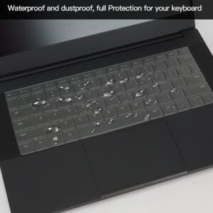 TPU Keyboard Cover Skin for 14" Razer Blade 14 Gaming Laptop 2022 2021, Razer Book 13 13.4" & Razer Blade Stealth 13 Ultrabook Gaming Laptop, Razer Blade 14 13 Keyboard Cover Protector -TPU