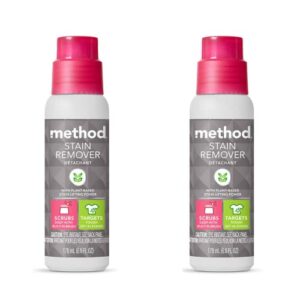 method brand stain remover, free + clear, 6 ounce, (2 pack)