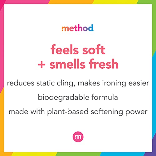 Method Fabric Softener; Beach Sage; 53.5 Ounces; 45 Loads; 1 pack; Packaging May Vary