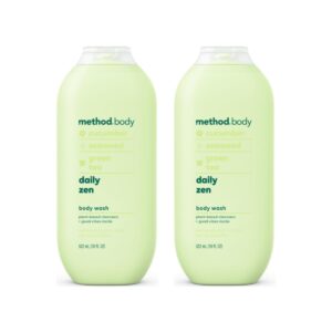 method body wash, daily zen, 18 ounce (pack of 2)