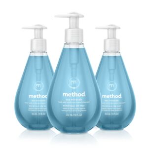 method gel hand soap, sea minerals, biodegradable formula, 12 fl oz (pack of 3)