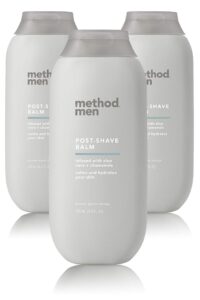 method men after shave balm for post shave application, sea + surf, 3.4 ounces, 3 pack