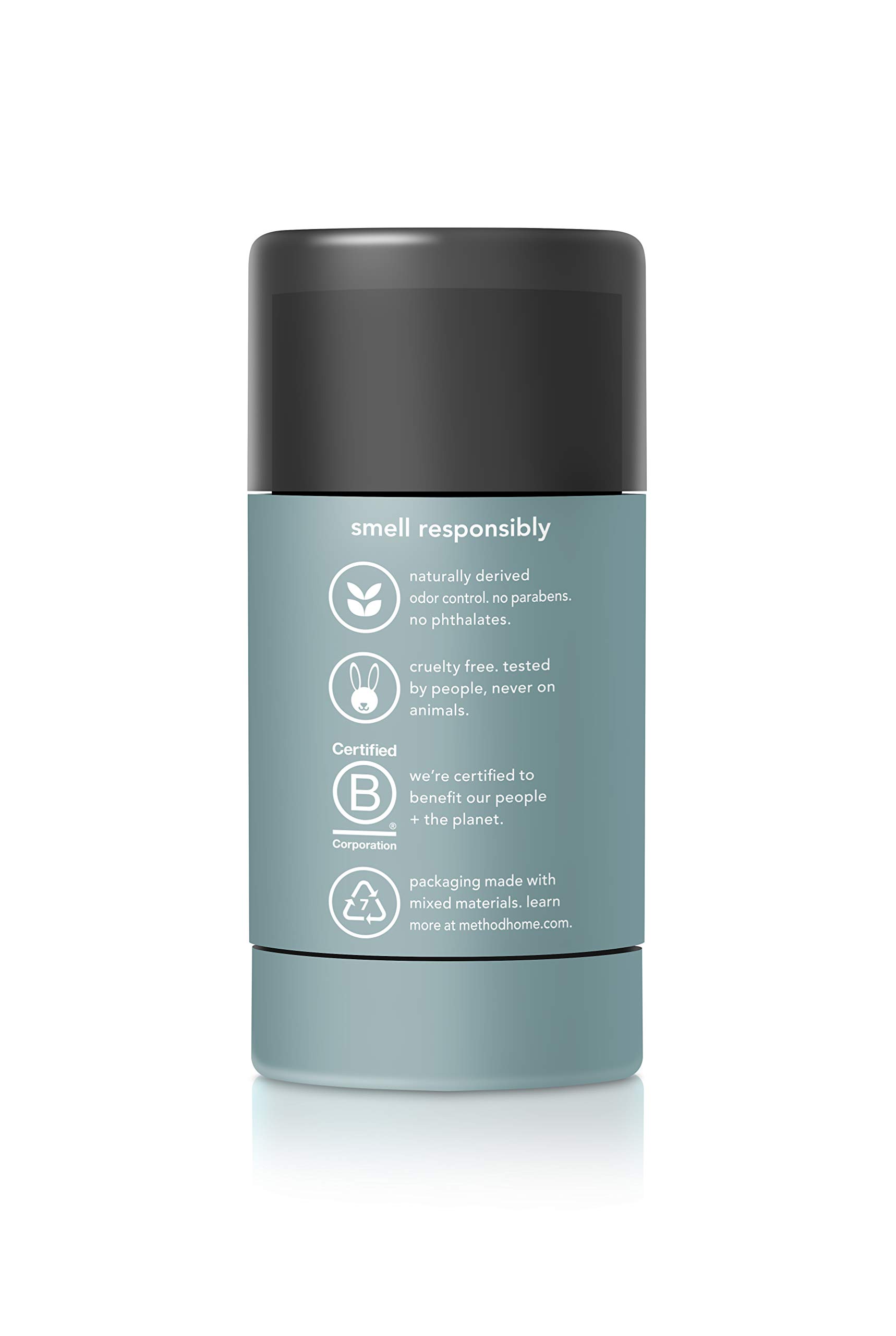 Method Mens Aluminum-Free Deodorant, Sea & Surf, 2.65 Ounce (Pack of 6)