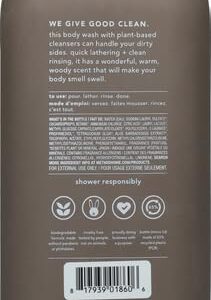 Method Men Body Wash, Cedar + Cypress, Paraben and Phthalate Free, 18 fl oz (Pack of 1)