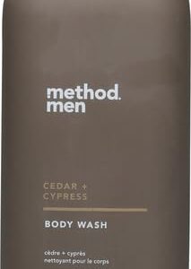 Method Men Body Wash, Cedar + Cypress, Paraben and Phthalate Free, 18 fl oz (Pack of 1)