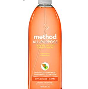 Method All Purpose Natural Surface Cleaning Spray - 28 Fl Oz (Pack of 1) - Clementine