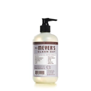 MRS. MEYER'S CLEAN DAY Hand Soap, Made with Essential Oils, Biodegradable Formula, Lavender, 12.5 fl. Oz