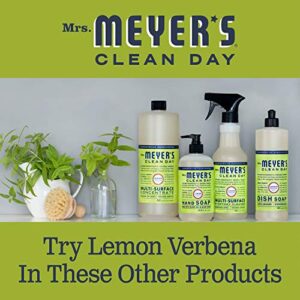 Mrs. Meyer's Clean Day Liquid Hand Soap, Cruelty-Free, and Biodegradable Hand Wash Made with Essential Oils, Lemon Verbena Scent, 12.5 Oz (Pack of 3)