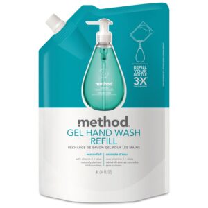 method gel hand wash refill pouch, waterfall, 34 ounce