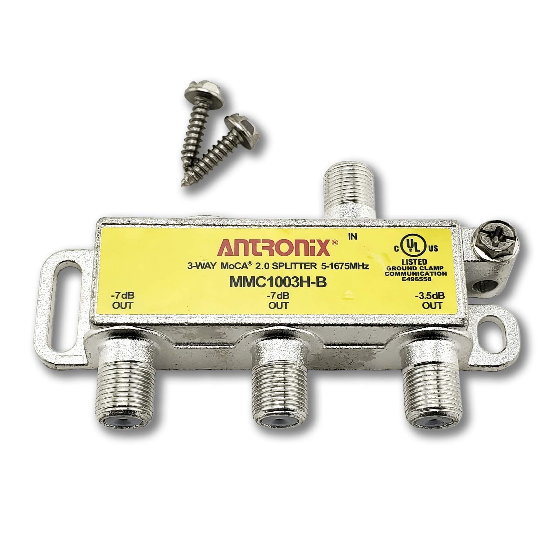 3 Way Antronix MMC1003H-B 5-1675 MHz MoCA 2.0 Splitter for Frontier Formerly Verizon Fios