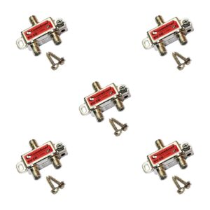 2-way digital coaxial splitter sv-2g, 5-1002 mhz (5 pack)