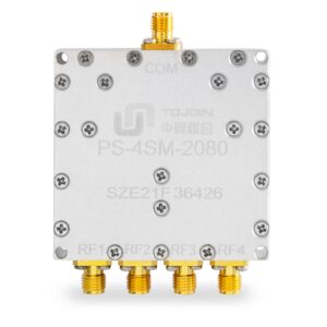 tojoin passive power splitter 4 way for sma connectors, coaxial cable splitter 2-8ghz for rf/microwave measurements accessories splitter coaxial, antenna system corrosion resistant (ps-4sm-2080)