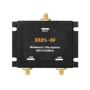 wide-band 2 way splitter-3db sma female-50 ohm cellular signal splitter for 4g/lte system by xrds-rf