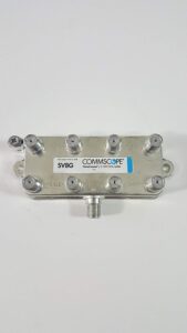 commscope sv-8g sv8g 8 way coaxial rg6 splitter