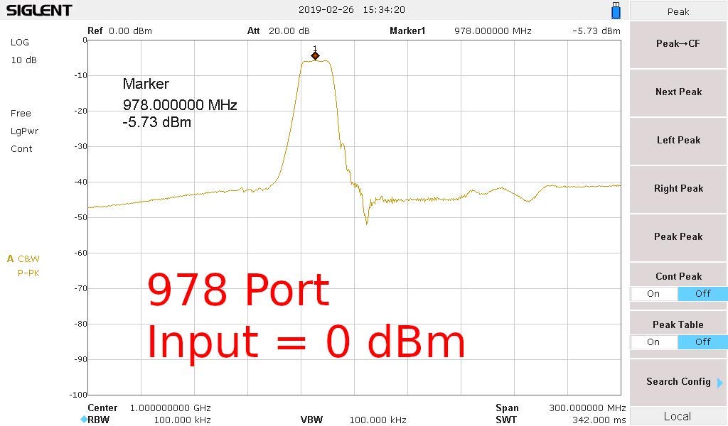 Stratux 1090 MHz + 978 MHz Splitter and Saw Filter