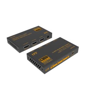 U9 ViewHD 1 in 2 out HDMI 2.0 18Gbps 1x2 Splitter with automatic 4K to 1080P Downscaler / 4K@60Hz / HDR and Dolby Vision / HDCP 2.2 / 1 Input to 2 Outputs / EDID Control | Model: UHD1X2S