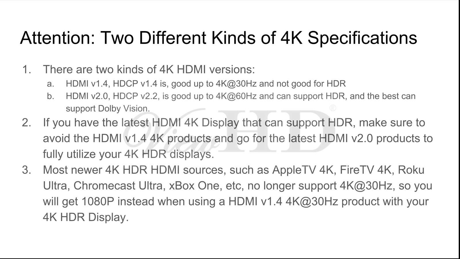 U9 ViewHD 1 in 2 out HDMI 2.0 18Gbps 1x2 Splitter with automatic 4K to 1080P Downscaler / 4K@60Hz / HDR and Dolby Vision / HDCP 2.2 / 1 Input to 2 Outputs / EDID Control | Model: UHD1X2S