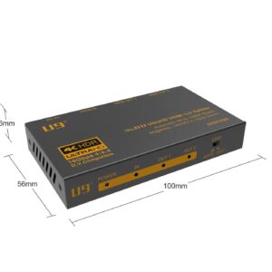 U9 ViewHD 1 in 2 out HDMI 2.0 18Gbps 1x2 Splitter with automatic 4K to 1080P Downscaler / 4K@60Hz / HDR and Dolby Vision / HDCP 2.2 / 1 Input to 2 Outputs / EDID Control | Model: UHD1X2S