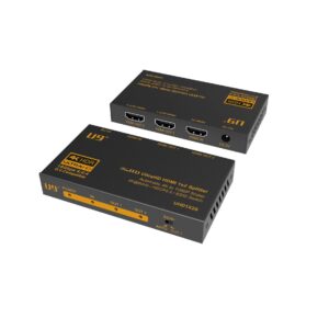 U9 ViewHD 1 in 2 out HDMI 2.0 18Gbps 1x2 Splitter with automatic 4K to 1080P Downscaler / 4K@60Hz / HDR and Dolby Vision / HDCP 2.2 / 1 Input to 2 Outputs / EDID Control | Model: UHD1X2S