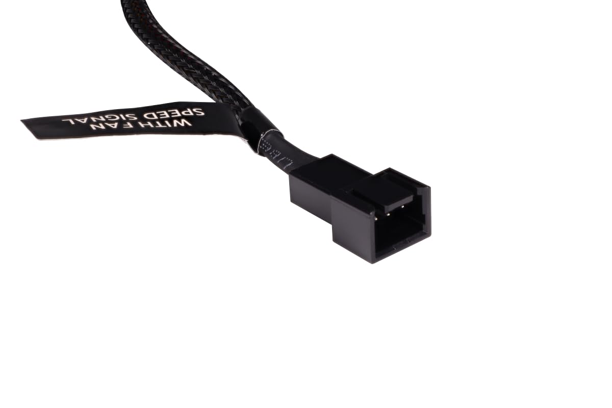 Alphacool Y-Splitter 3-Pin to 4X 3-Pin Cable, 15cm