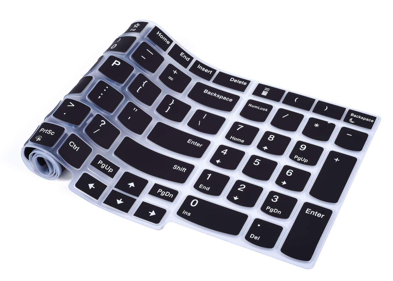 CaseBuy Keyboard Cover for 2022 15.6" Lenovo ThinkPad E15 Gen 4 3 2 T15 L15 T15p Gen 3 2 1 L15 P51s P52 P52s P53 P72 P73/ThinkPad E580 E590 E595 L580 L590/ThinkPad T570 T575 T580 T590, Gradual Mint