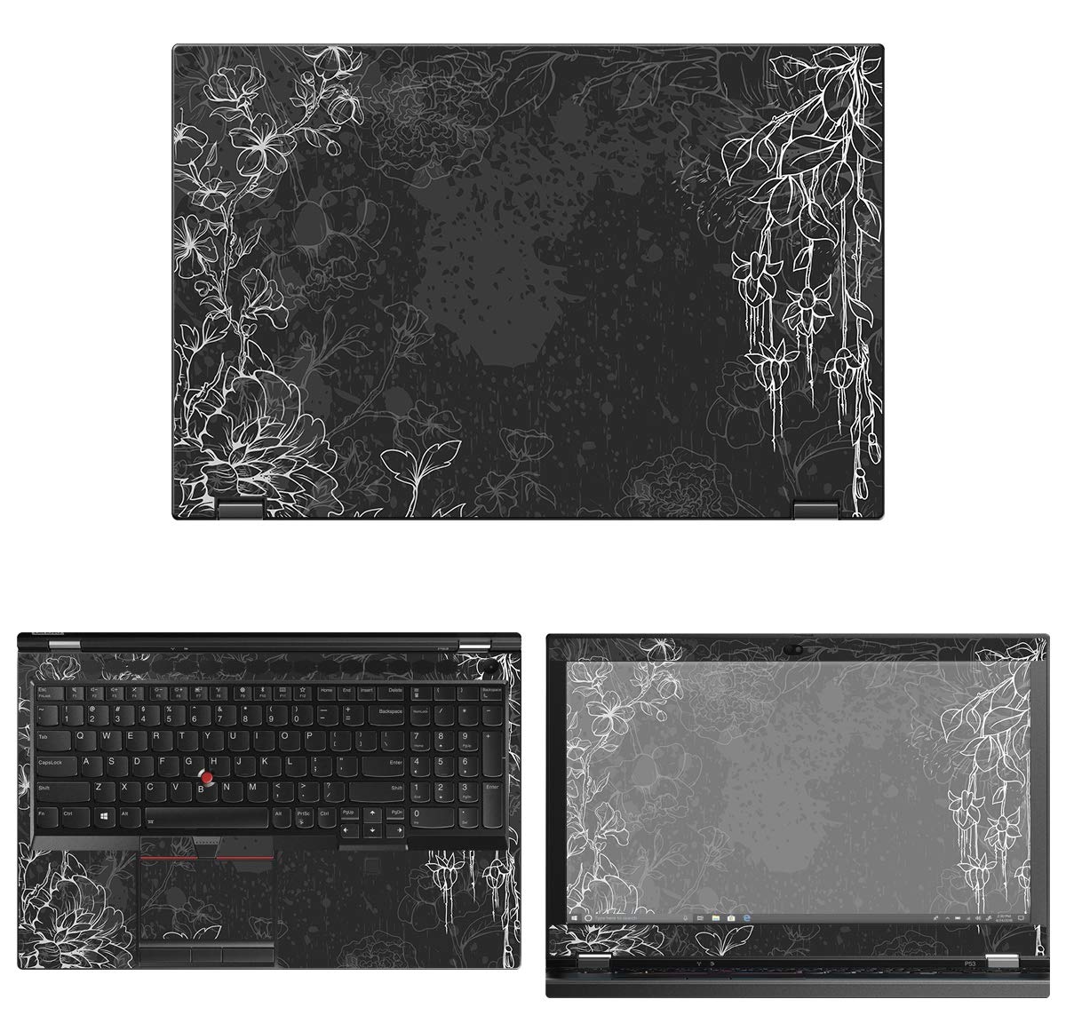 Decalrus - Protective Decal Skin Sticker for Lenovo ThinkPad P53 (15.6" Screen) case Cover wrap LEthnkpd15_P53-169