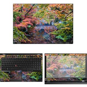 Decalrus - Protective Decal Nature Scenery Skin Sticker for Lenovo ThinkPad P53 (15.6" Screen) case Cover wrap LEthnkpd15_P53-253