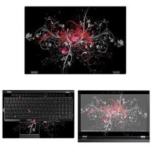 decalrus - protective decal skin sticker for lenovo thinkpad p53 (15.6" screen) case cover wrap lethnkpd15_p53-190