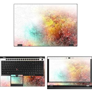 Decalrus - Protective Decal Skin Sticker for Lenovo ThinkPad P53 (15.6" Screen) case Cover wrap LEthnkpd15_P53-119