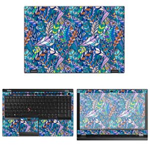 decalrus - protective decal skin sticker for lenovo thinkpad p53 (15.6" screen) case cover wrap lethnkpd15_p53-210