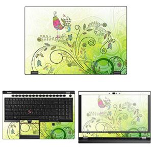 decalrus - protective decal skin sticker for lenovo thinkpad p53 (15.6" screen) case cover wrap lethnkpd15_p53-101